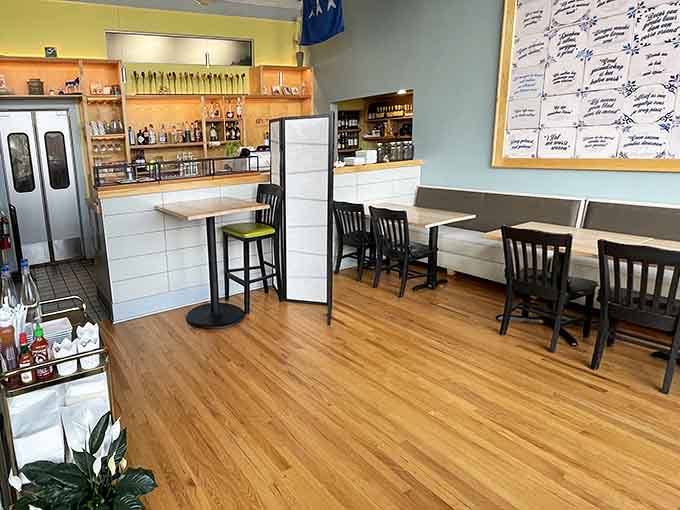 Another angle showcasing the spacious, welcoming interior that makes lingering over lunch feel absolutely right.