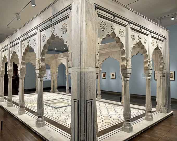 This marble structure transports you straight to India without the jet lag or the need to renew your passport first.