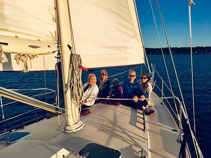 Sailing on Leech Lake beats any virtual reality experience, offering actual reality that's surprisingly more enjoyable.