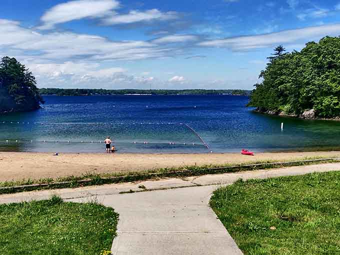 Sandy beaches and calm waters prove that ocean views aren't the only way to achieve that perfect summer day feeling.