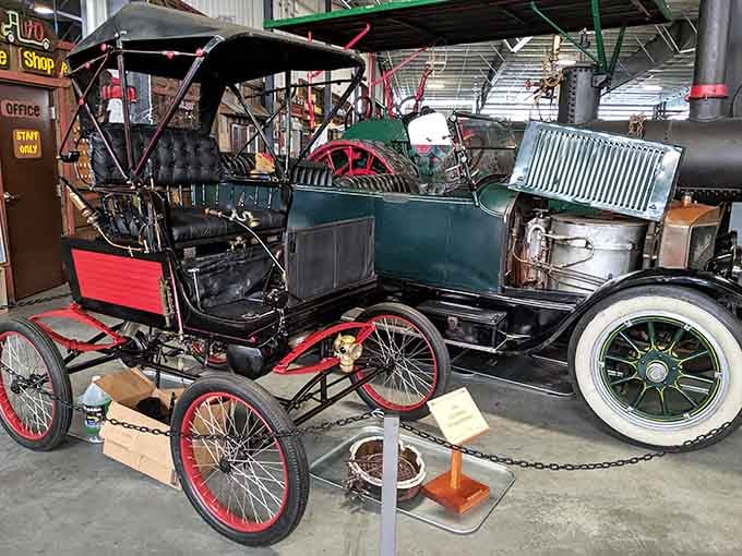 The 1900 Locomobile Steam Runabout: proof that our ancestors were basically driving teakettles around town.