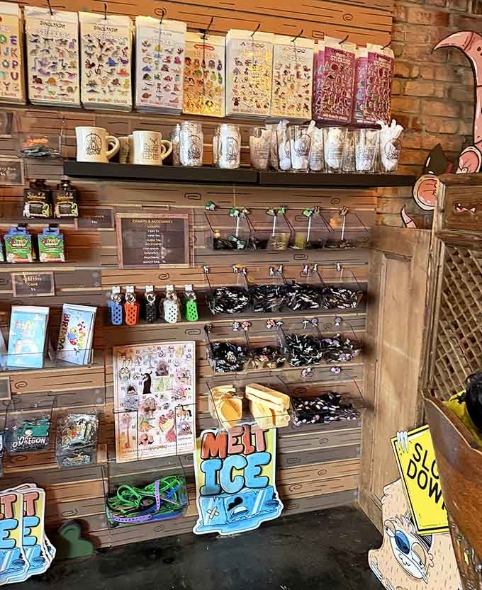 Take home a piece of the magic with mugs and merchandise that capture the spirit.