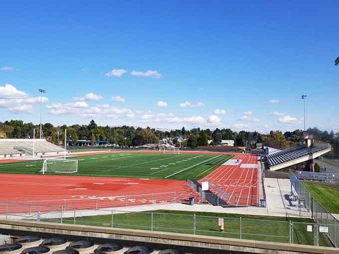 Zaepfel Stadium hosts local sports under Central Washington's clear skies, community events accessible to everyone's budget here.