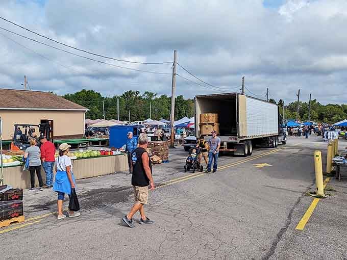 Community markets bring neighbors together, offering fresh finds and the kind of socializing that social media can't replicate.