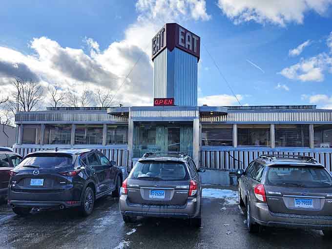 The parking lot fills up fast because word travels when a place serves food this good.