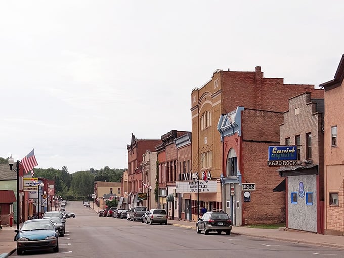 Classic brick buildings create the kind of Main Street America that never goes out of style.