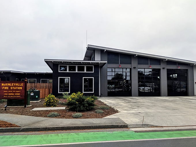 Modern fire station architecture proves that even emergency services can look good while keeping everyone safe.