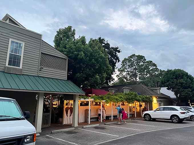 Even the parking lot has character, welcoming you to an experience that's refreshingly unpretentious and genuinely delightful throughout.