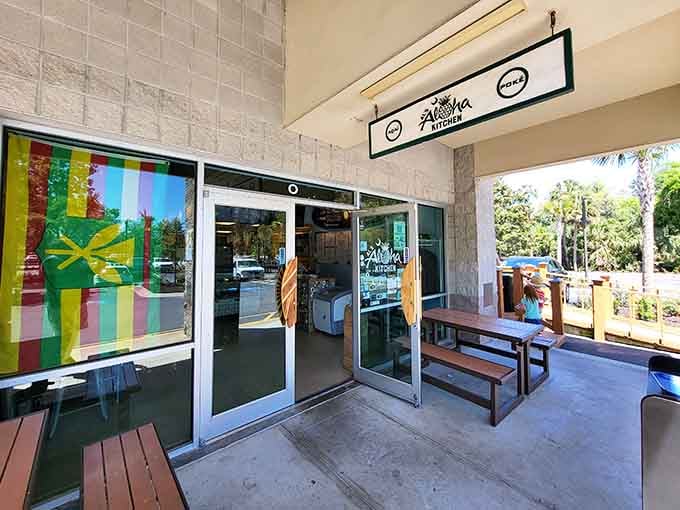 Outdoor benches invite lingering conversations over empty bowls, where time slows down and worries fade away completely.