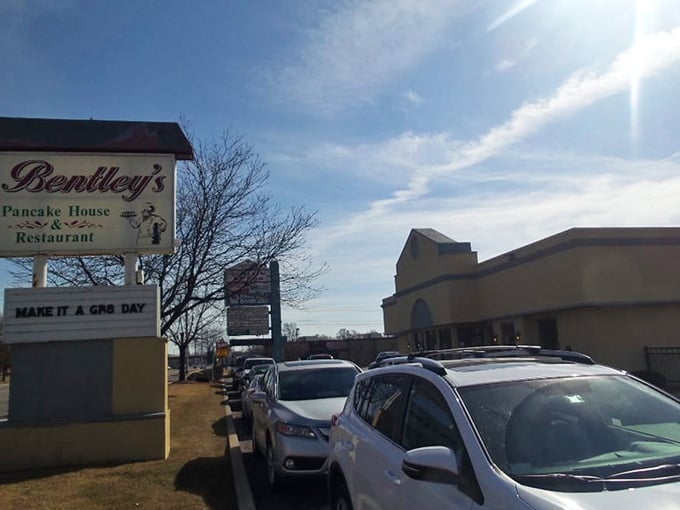 A full parking lot on any given morning tells you everything you need to know about local approval ratings.