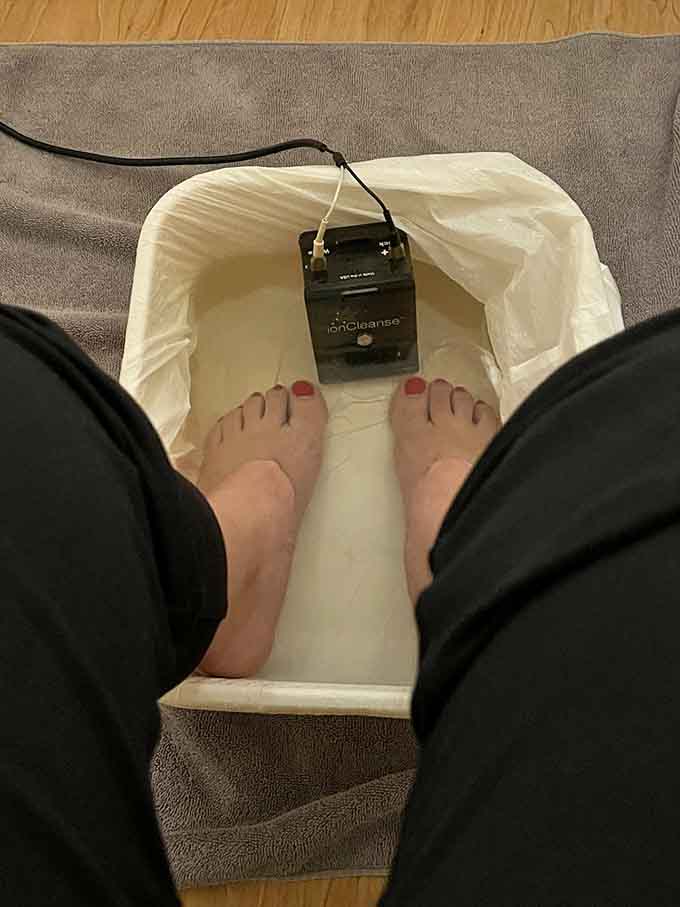 Foot detox treatments complement the salt therapy perfectly, because why stop at just breathing better when you can pamper yourself completely?