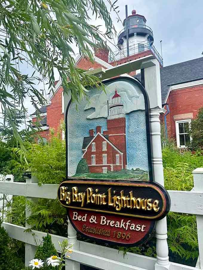 That sign says "Established 1896," which means this place has been welcoming people longer than your great-grandparents have been around.