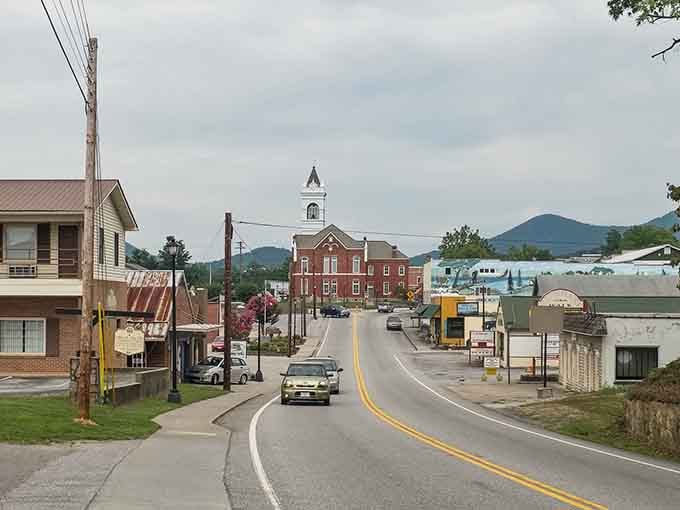 Downtown streets lead straight to those mountains like the town planners knew exactly what view everyone would want to see.