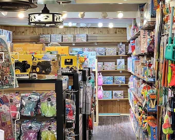 Toys and treasures tucked into every corner, proving this place understands that fun comes in many flavors.