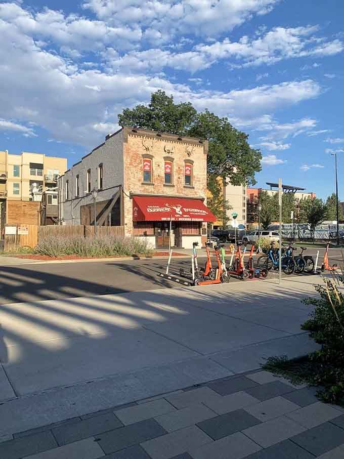 From the street, this unassuming brick building hides one of Denver's most extraordinary dining experiences behind those wooden doors.