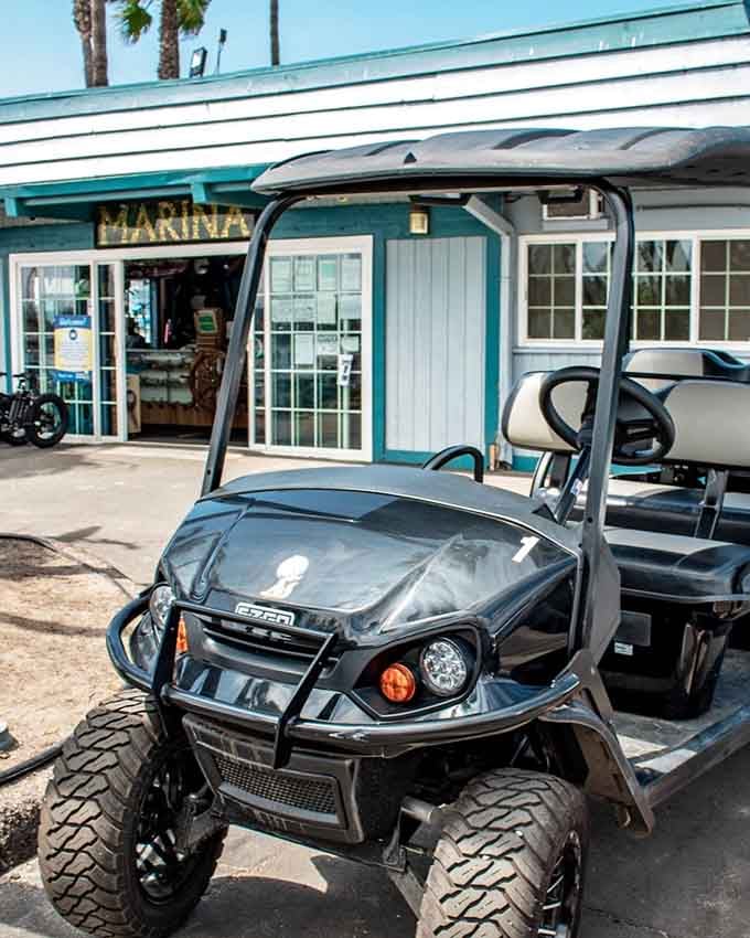 Golf carts become the preferred transportation method when your campground requires its own road system.