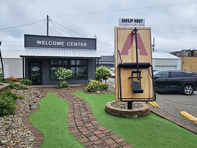 The mousetrap that finally answers the question: what if Tom and Jerry were actually giant-sized all along?