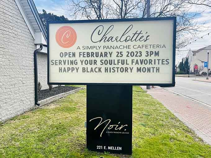 The sign says it all: soulful favorites served with pride in the heart of Hampton, Virginia.