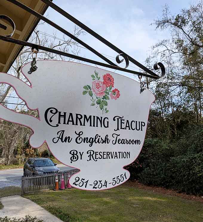 The sign says reservations required, which tells you everything about how popular this magical spot has become locally.