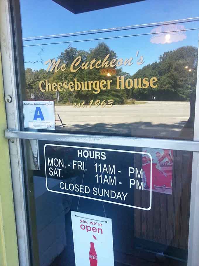 These hours mean business: Monday through Saturday, they're ready to feed your burger-loving soul properly.
