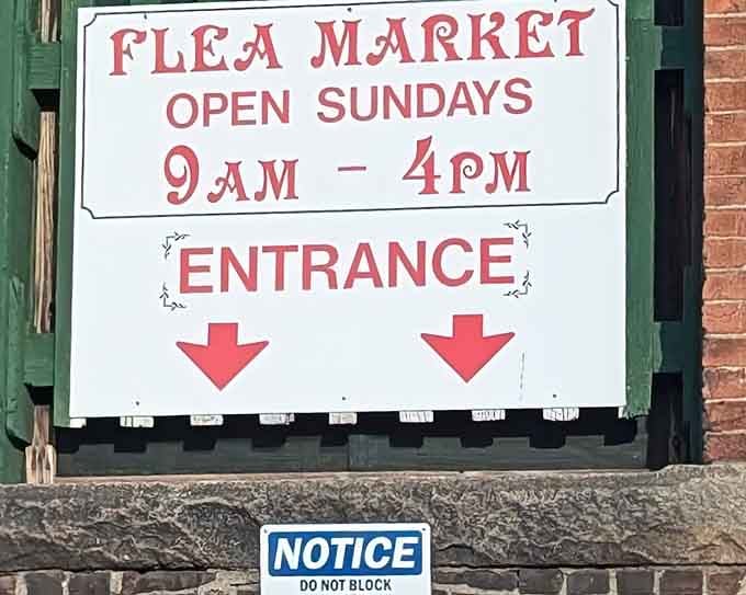 Those hours aren't a suggestion, they're your weekly invitation to discover what treasures await this Sunday.