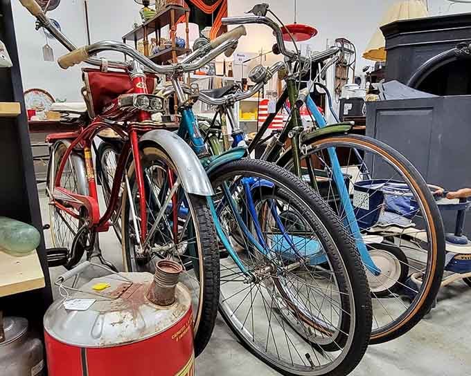 Classic bicycles that remember when a ride around the neighborhood was the height of summer entertainment.