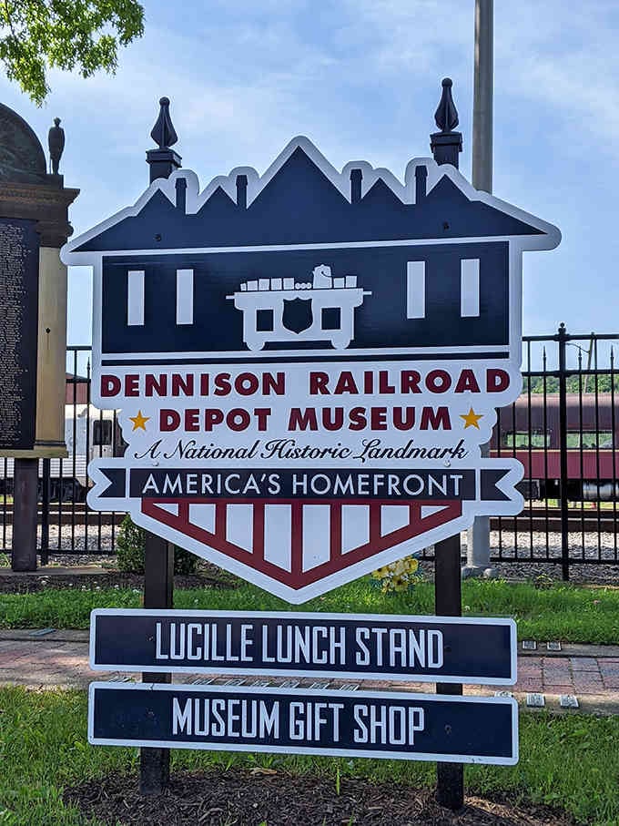 The museum's welcoming signage invites you to step back in time and discover why this place earned its Dreamsville nickname.