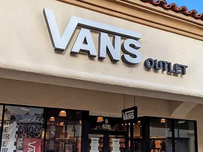 Vans Outlet, where skate culture meets bargain hunting and everyone leaves happy with fresh kicks on feet.