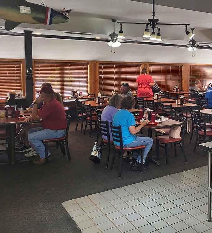 Happy diners scattered throughout the room tell you everything you need to know about this place.