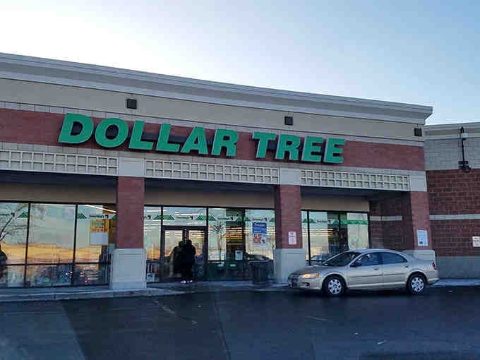 Evening shoppers arrive as the sun sets, because bargain hunting knows no particular time of day.