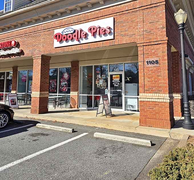 Easy parking means nothing stands between you and pie, which is exactly how the universe intended things.