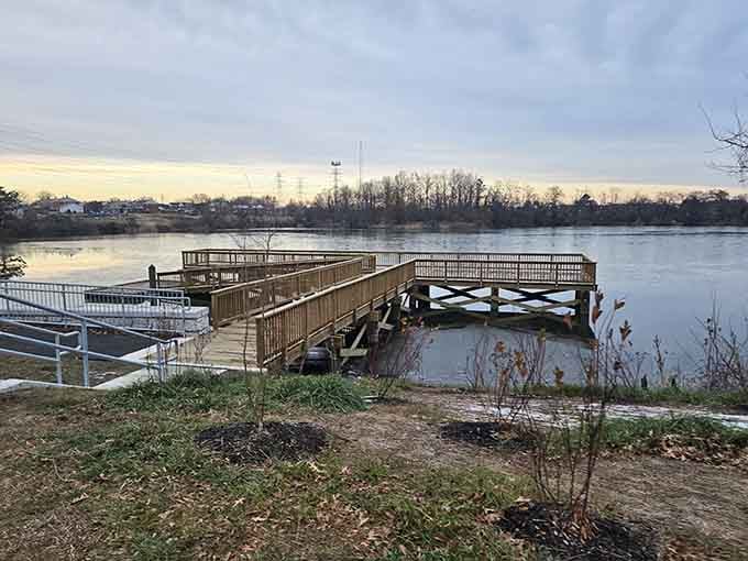 Stansbury Park's waterfront pier provides sunset views that don't require sacrificing your entire paycheck for housing.
