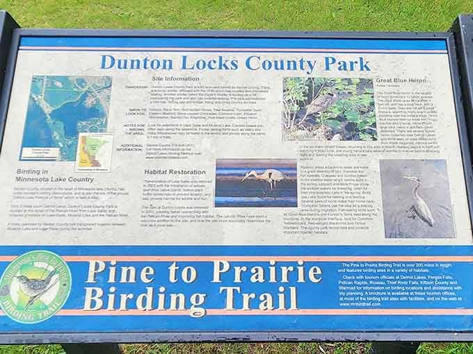 Educational markers throughout the park teach you about local ecology without making you feel like you're back in school&mdash;learning made fun.