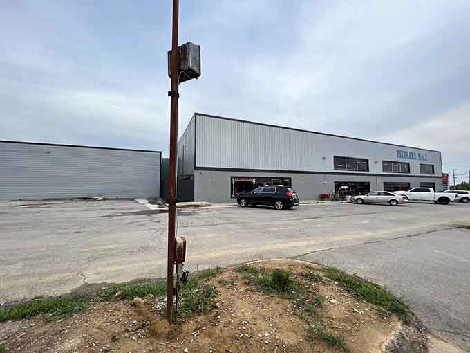 From the parking lot, you'd never guess the treasure hunting adventure waiting just beyond those walls.