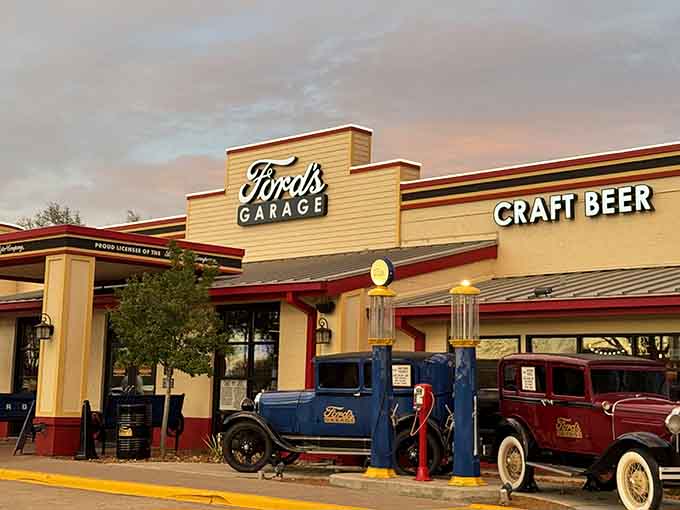 The exterior alone tells you this isn't just dinner, it's an experience worth the drive.