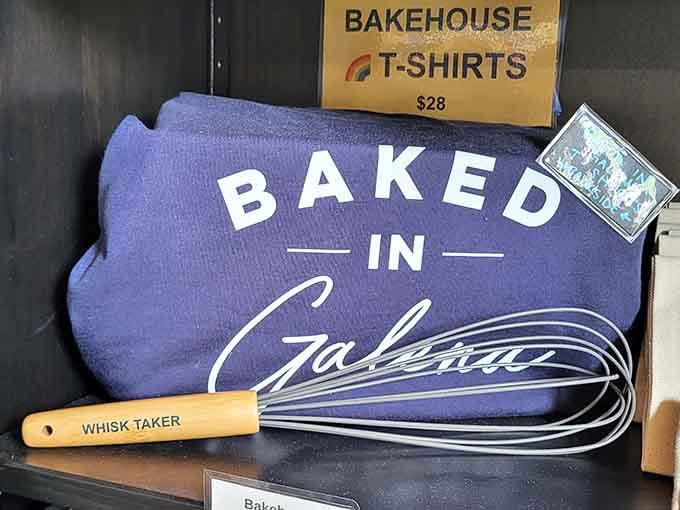 Wearing your bakery loyalty on a t-shirt is the culinary equivalent of getting a band's tour merchandise, and honestly, why not?