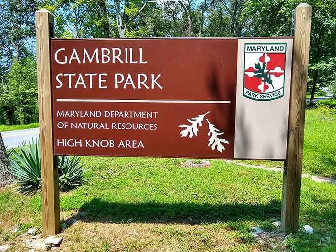 This sign marks the entrance to proof that Maryland's natural beauty deserves more recognition statewide.