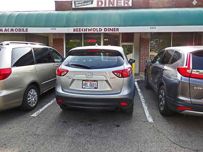 A full parking lot at a neighborhood diner is always the most reliable sign you're onto something good.