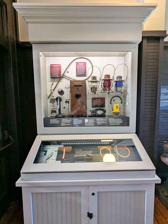 Vintage lanterns and communication tools show how railroaders kept trains safe using ingenuity over modern technology.