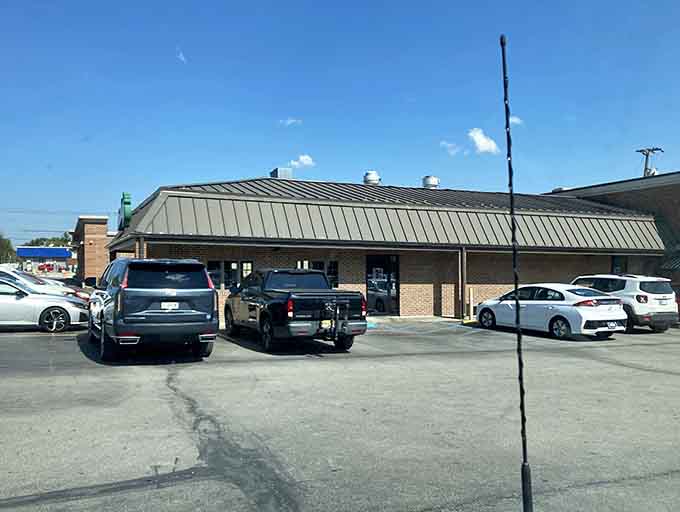 A packed parking lot is always a good sign. Follow the cars to find the shakes.
