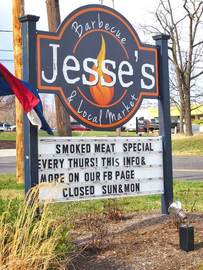 When the sign promises smoked meat specials, you better believe they're delivering on that promise every time.