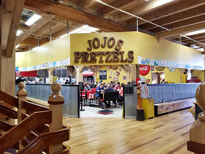 Walking through this entrance means leaving your diet at the door and embracing warm, twisted carbohydrate happiness.