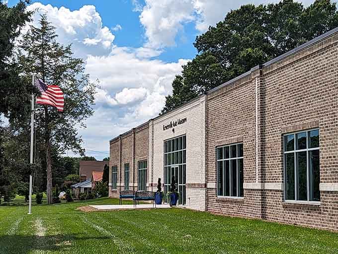 A welcoming exterior that promises automotive wonders waiting inside for curious visitors to discover.