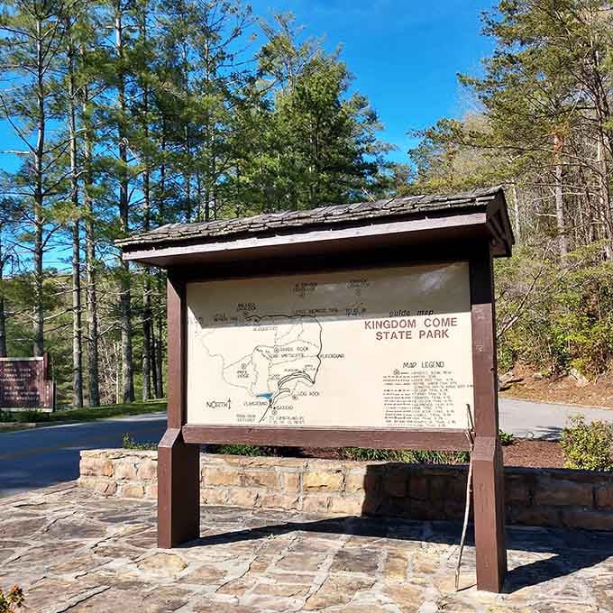 Study this map before you go, or just wander aimlessly and call it an adventure.