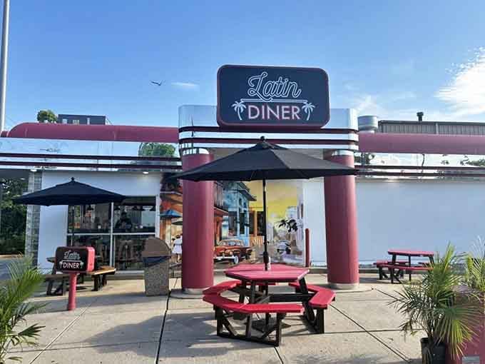 The whole package: vibrant colors, retro charm, and the promise of great food at unbeatable prices.