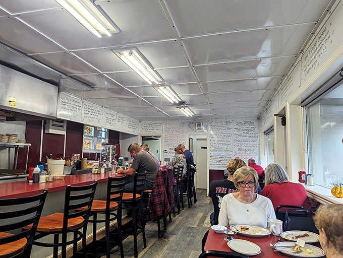 Diners enjoying their meals in a space that feels like community, comfort, and coming home.