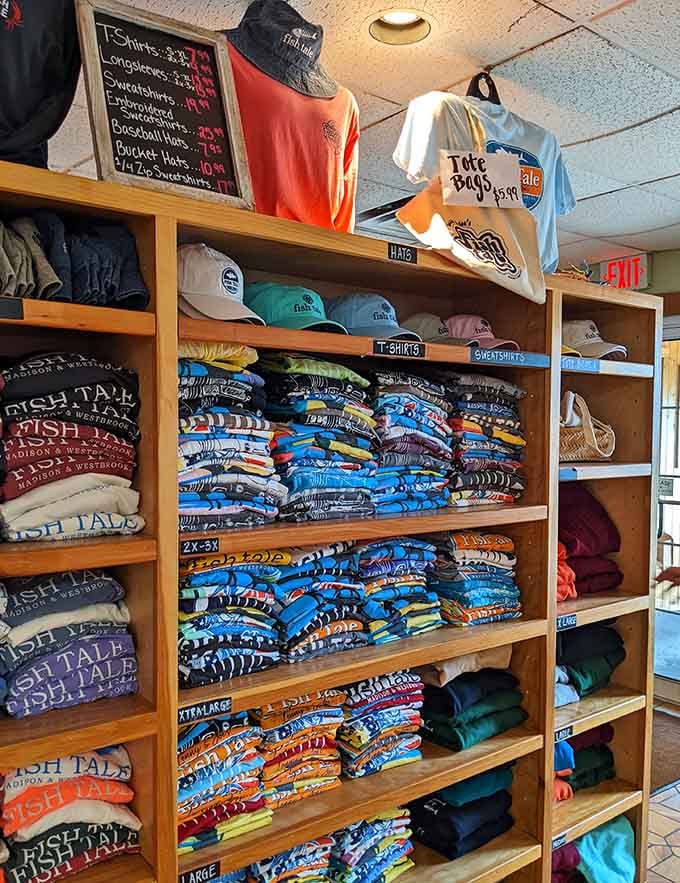 Grab some merch to remember the meal that'll have you planning your return visit before you've left.