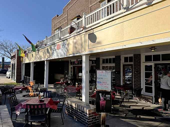 The welcoming exterior invites you inside for what might just become your new favorite weekend breakfast tradition