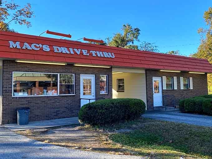 The brick exterior and manicured hedges say "we've been here forever and we're not going anywhere."