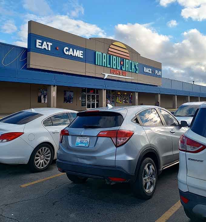 A packed parking lot is always a good sign, like a restaurant with a wait list but for entertainment instead of food.